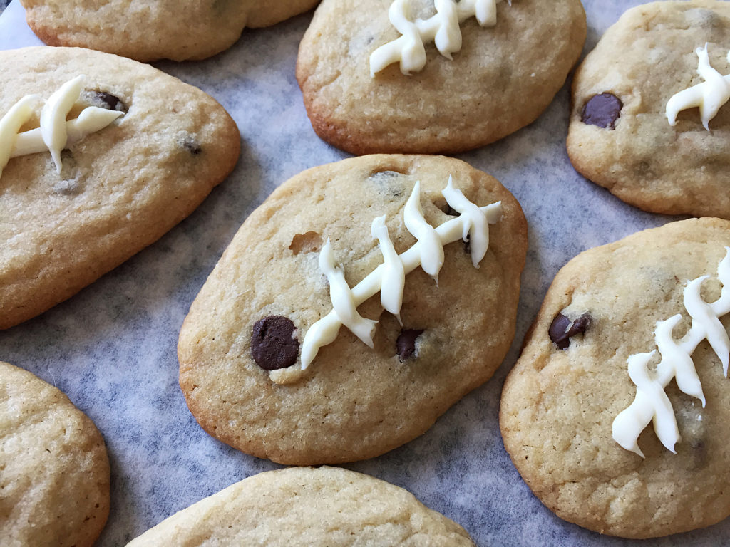 Football Shaped Cookies - Chocolate Chip, Sugar, & Red Velvet ...